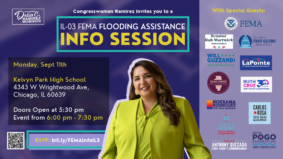 FEMA Flooding Assistance 📢 — State Rep. Will Guzzardi