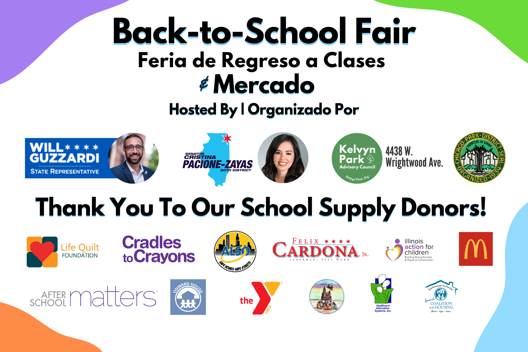 Thank you for coming to our Back to School Fair! 🎉 — State Rep. Will ...