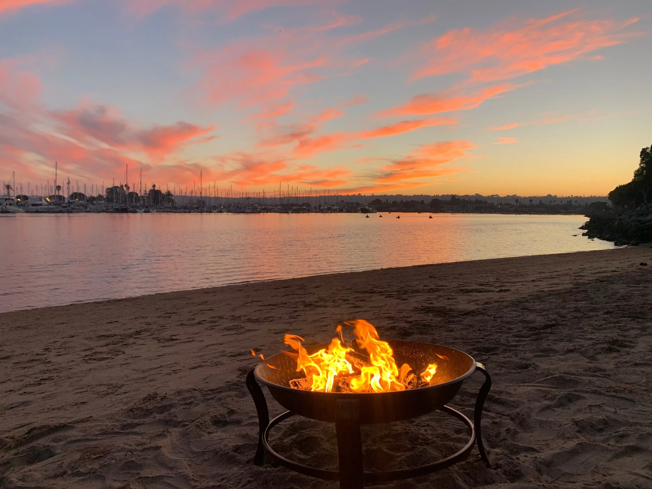 San Diego Beach Fires