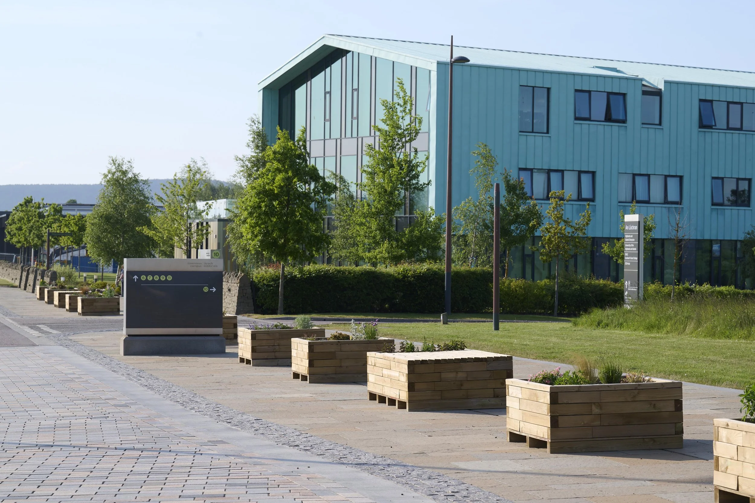 Inverness Campus - Moveable Planters — WoodBlocX Landscaping