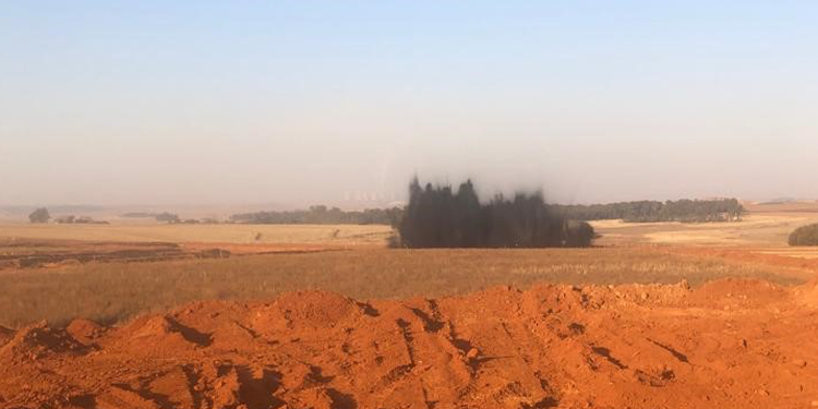 First blasting at Phlanndwa extension — Canyon Coal