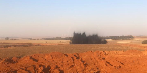First blasting at Phlanndwa extension — Canyon Coal