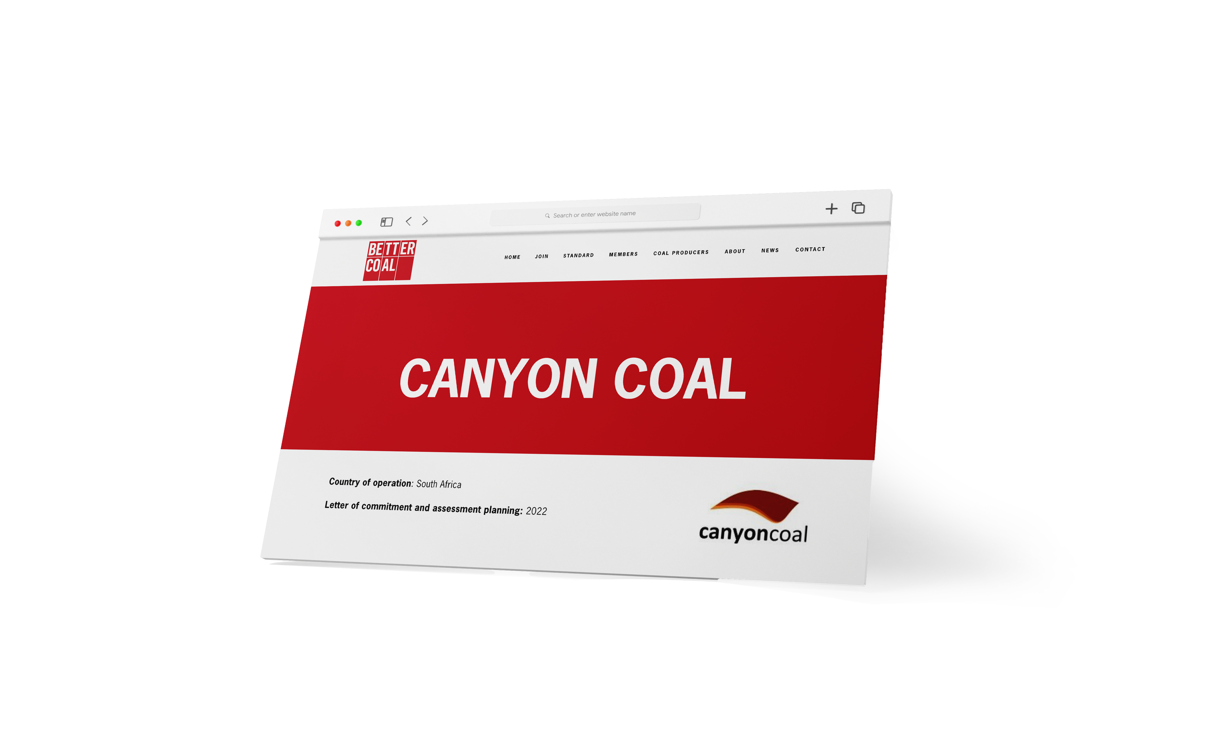 Canyon Coal begins Bettercoal journey — Canyon Coal