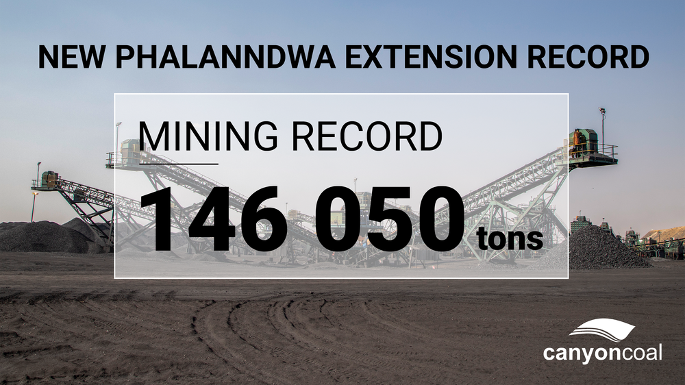 New Phalanndwa Extension mining record — Canyon Coal