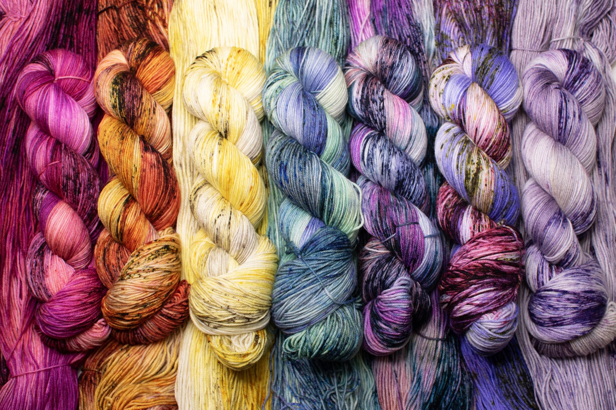 Megs & Co Hand Dyed Yarn and Fiber