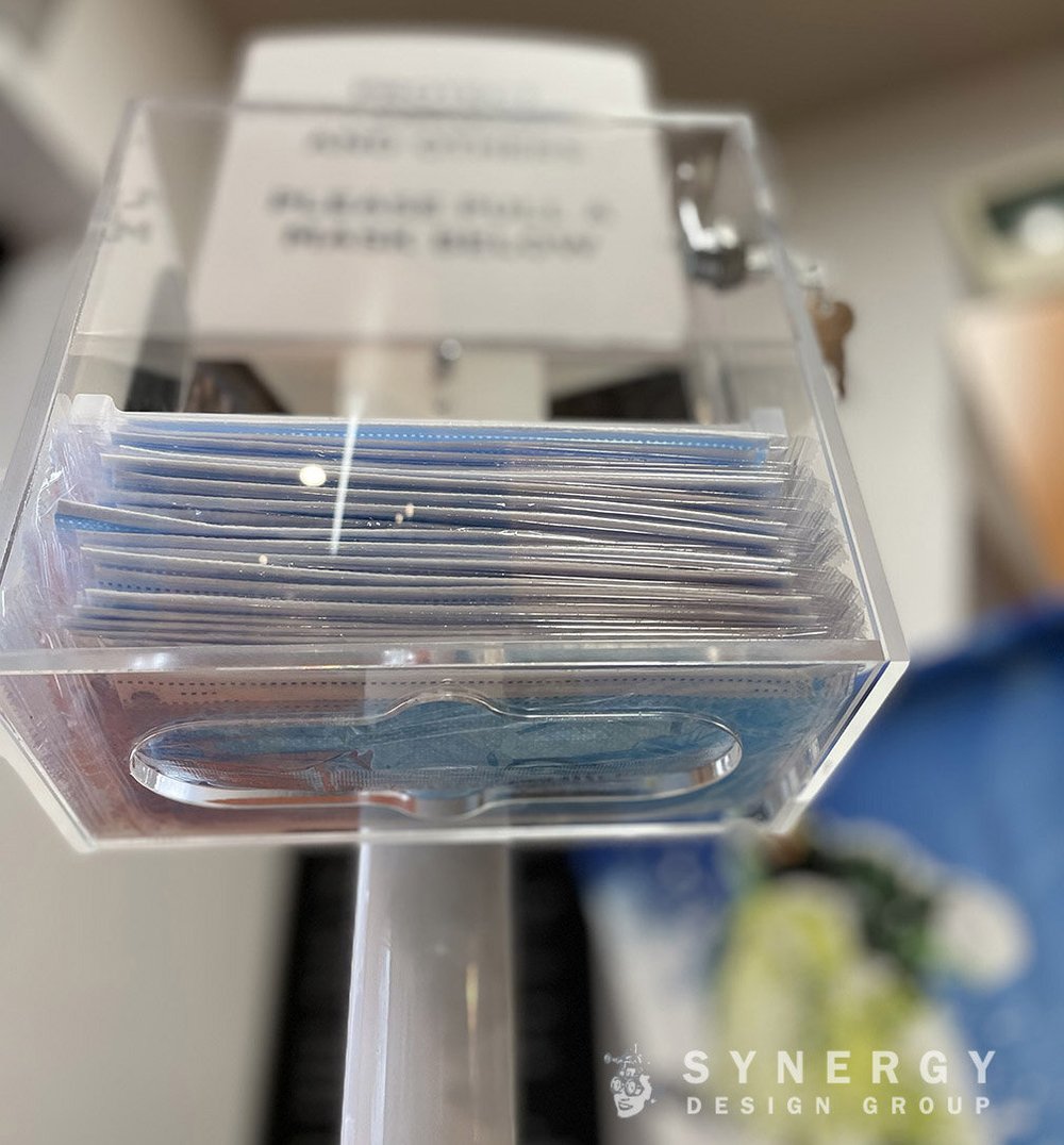 Mask Dispenser Stand | No messy exposed disposable face masks