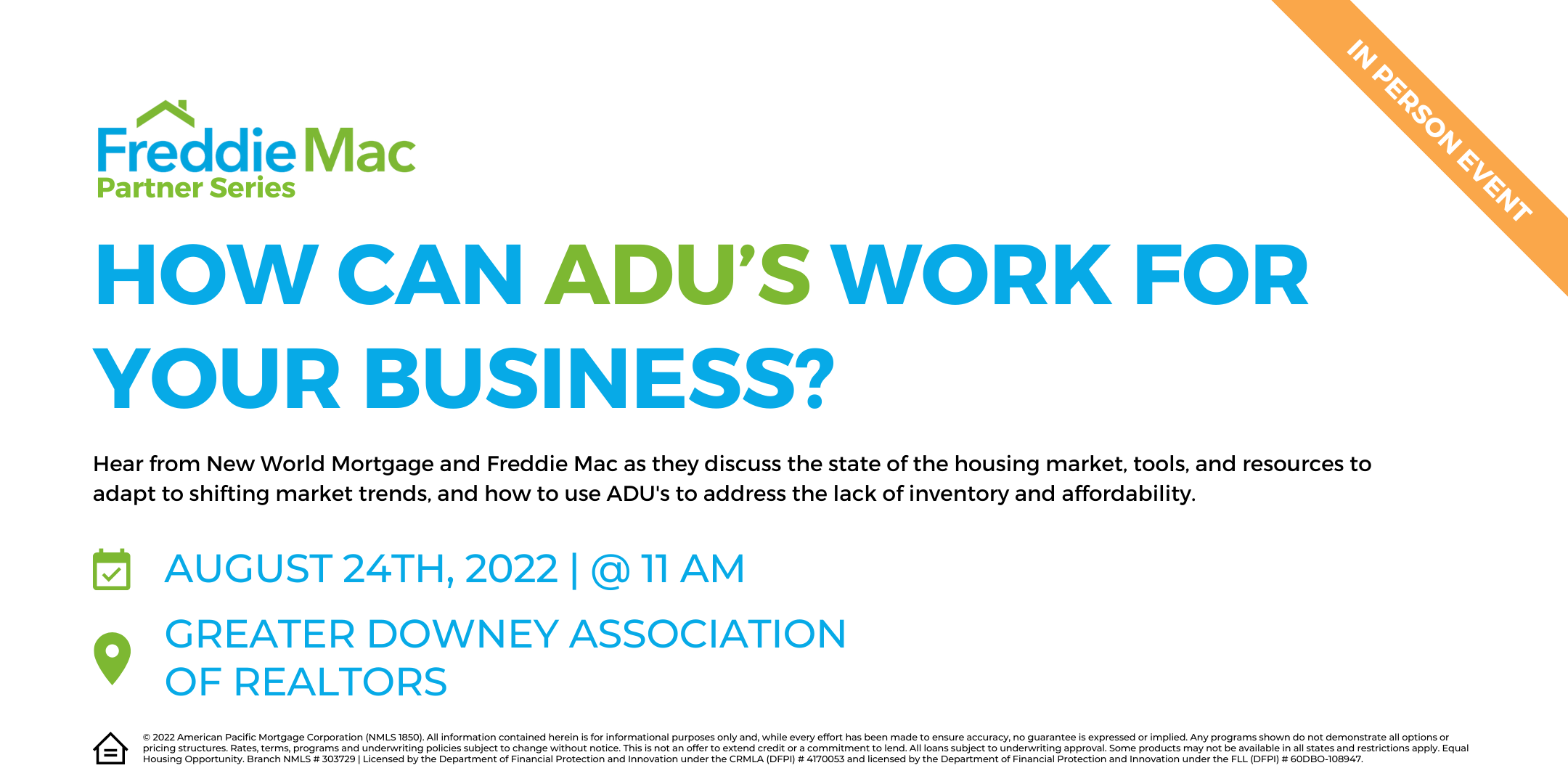 Freddie Mac Partner Series: How can ADU’s Work for your Business? — New ...
