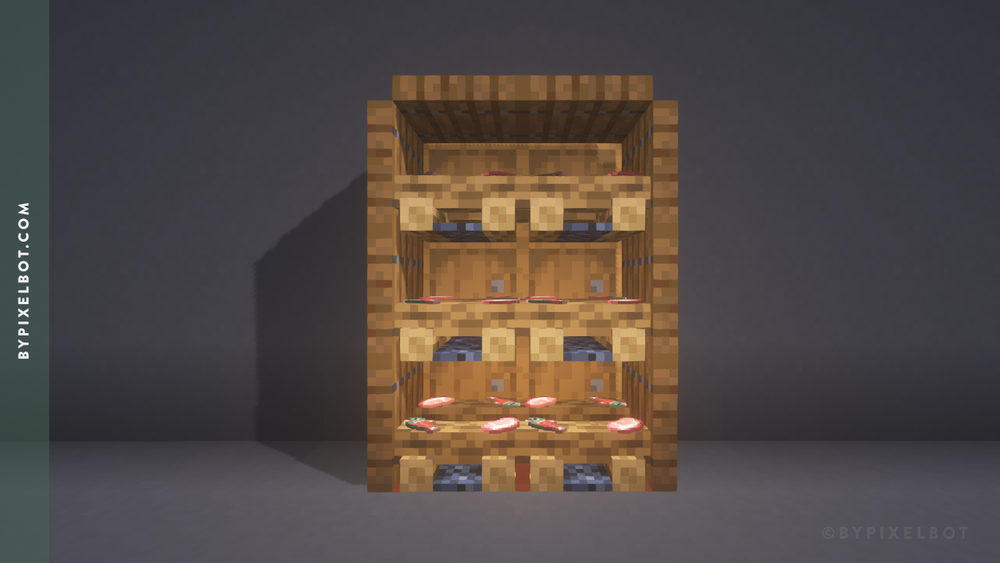 Minecraft: 10 Kitchen Storage Hacks & Design Ideas — ByPixelbot