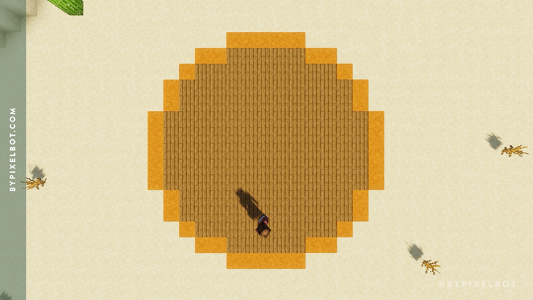 Minecraft: How to Build a Beautiful Dome Base in the Desert — ByPixelbot