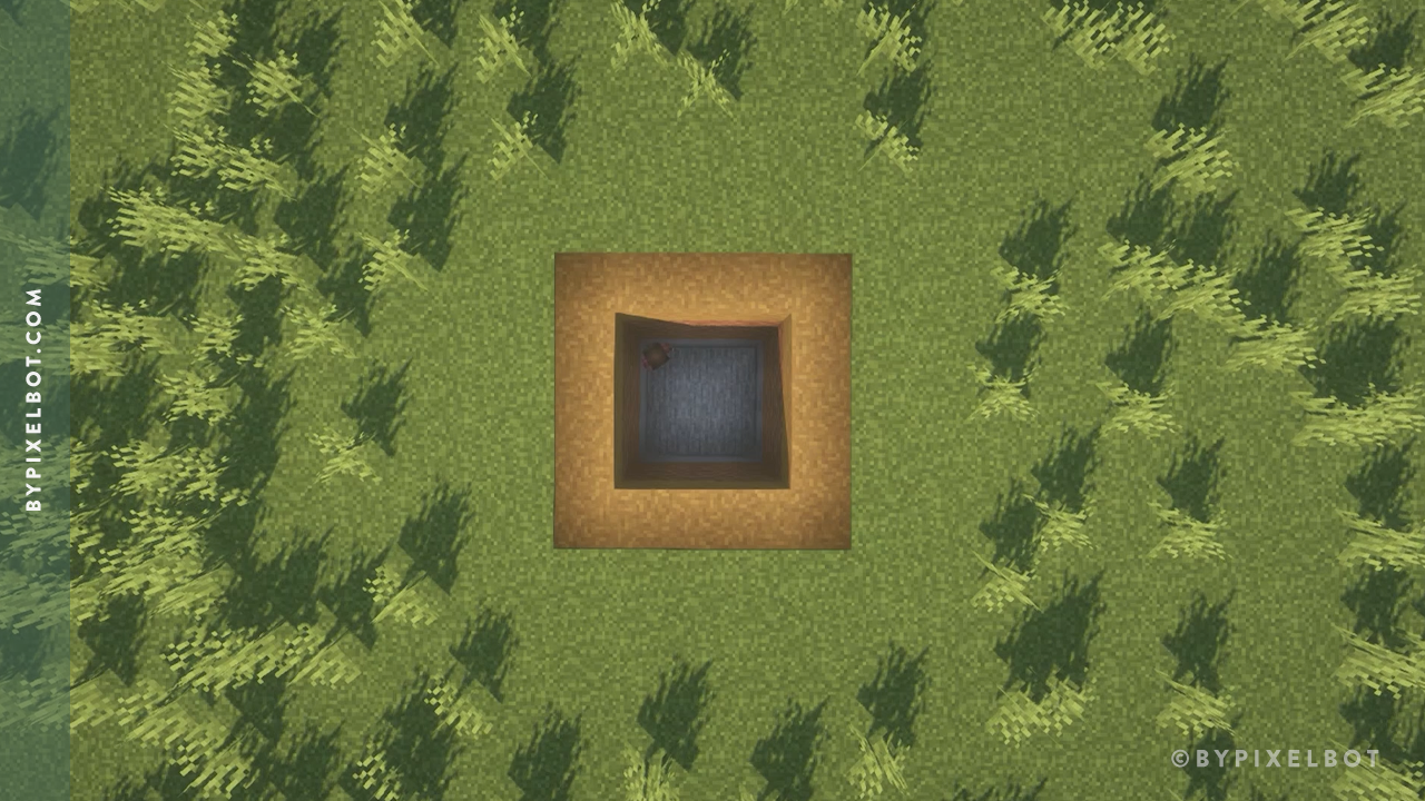 Minecraft: How to Build a Cozy Underground Base (Tutorial) — ByPixelbot