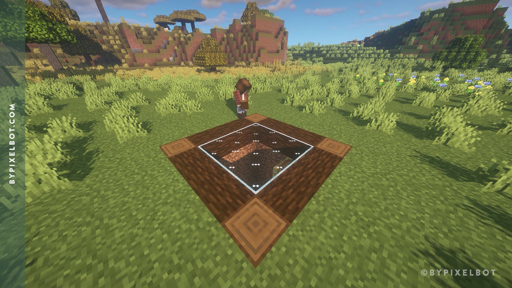 Minecraft: How to Build a Cozy Underground Base (Tutorial) — ByPixelbot