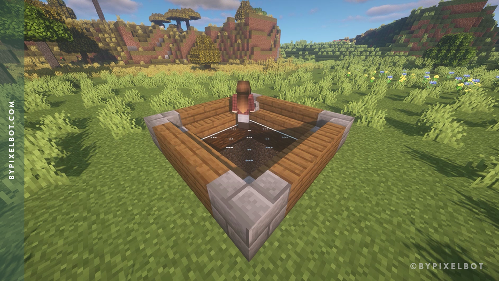 Minecraft: How to Build a Cozy Underground Base (Tutorial) — ByPixelbot