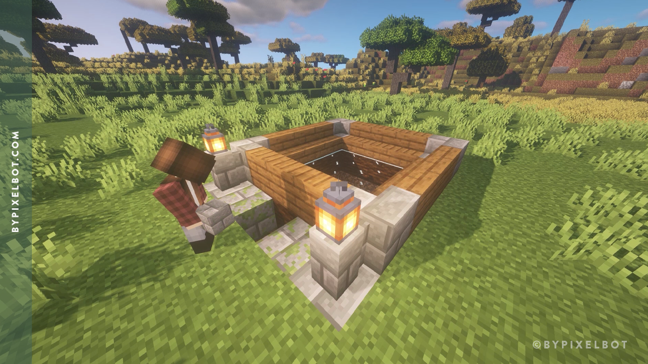 Minecraft: How to Build a Cozy Underground Base (Tutorial) — ByPixelbot