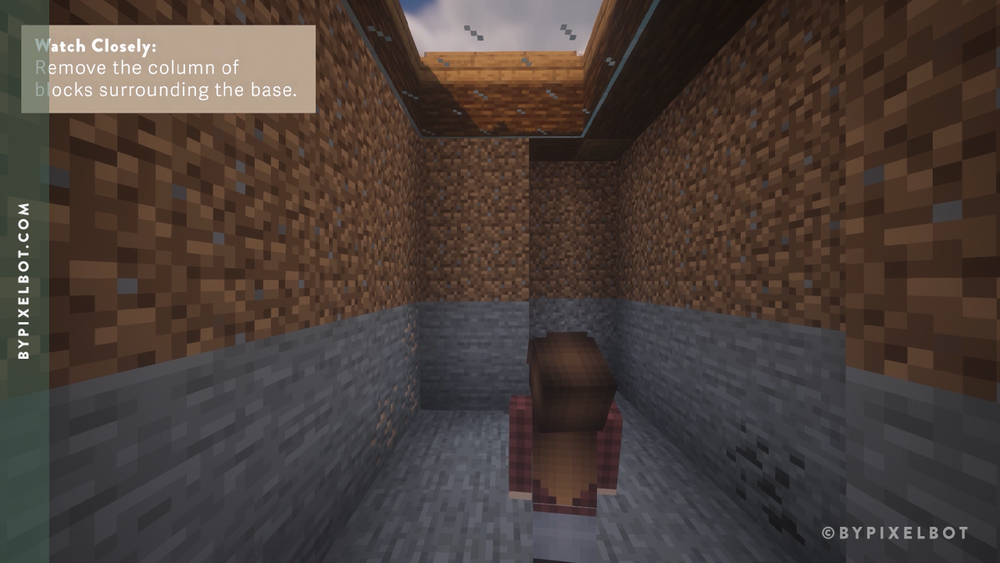 Minecraft: How to Build a Cozy Underground Base (Tutorial) — ByPixelbot