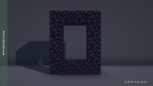 Minecraft: How to Build a Basic Nether Portal — ByPixelbot