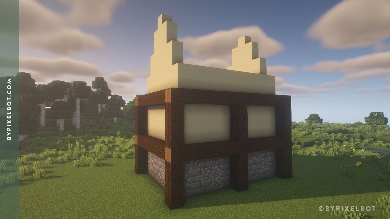 How to Build a Rustic Medieval Tavern in Minecraft — ByPixelbot