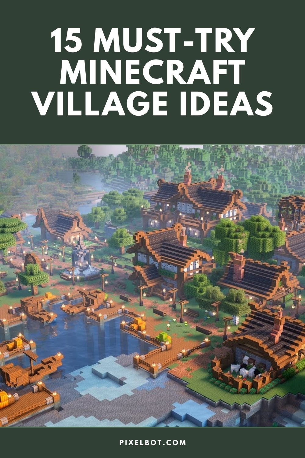15 Minecraft Village Layout Ideas to Transform Your World — ByPixelbot