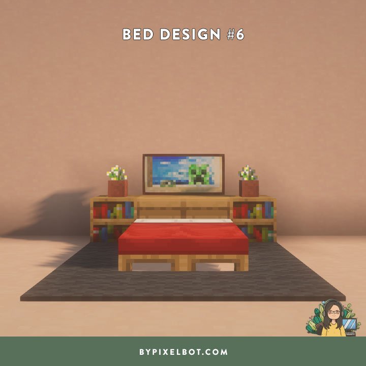 20 Beautiful Minecraft Bed Design Ideas (Double Bed Edition) — ByPixelbot