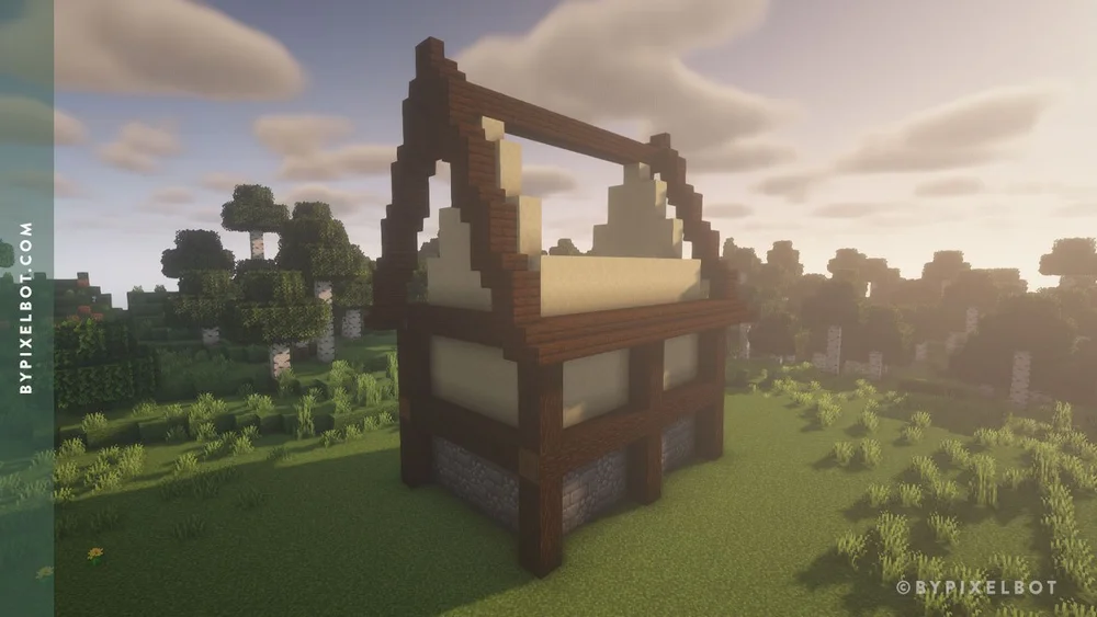 How to Build a Rustic Medieval Tavern in Minecraft — ByPixelbot