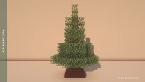 Minecraft Christmas Tree Build (Simple Tutorial) — ByPixelbot