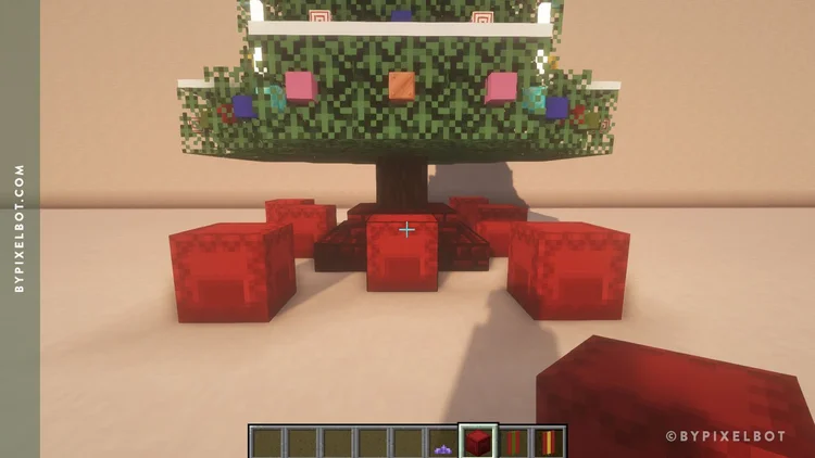Minecraft Christmas Tree Build (Simple Tutorial) — ByPixelbot