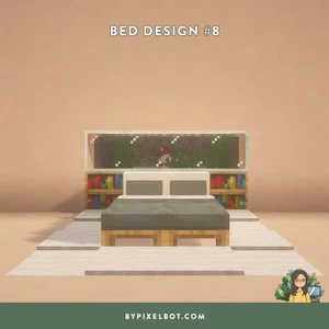 20 Beautiful Minecraft Bed Design Ideas (Double Bed Edition) — ByPixelbot
