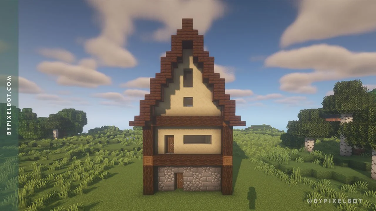 How to Build a Rustic Medieval Tavern in Minecraft — ByPixelbot