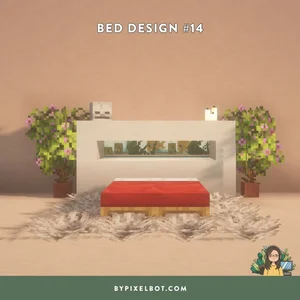 20 Beautiful Minecraft Bed Design Ideas (Double Bed Edition) — ByPixelbot