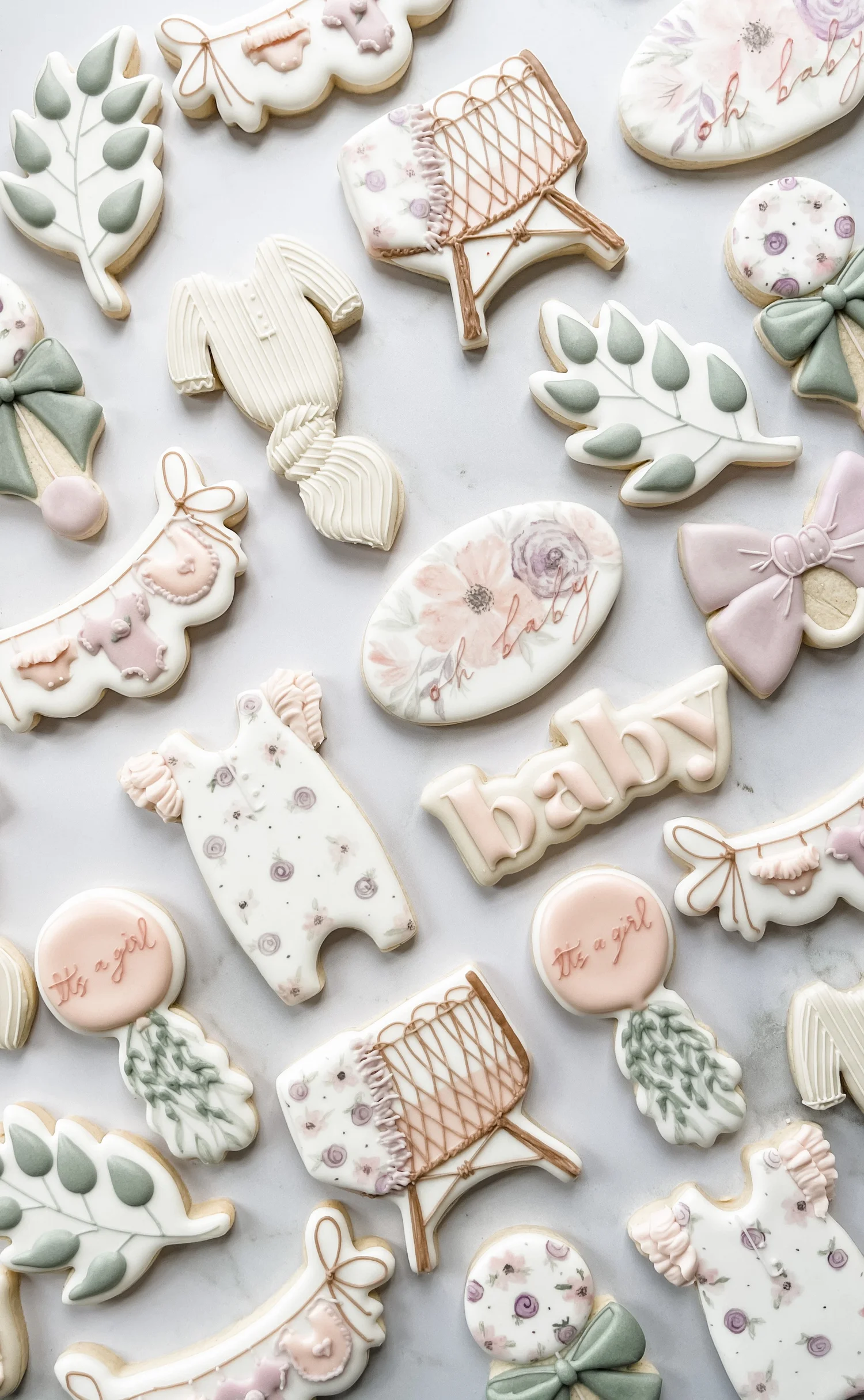 Omaha Nebraska Baby Shower Decorated Sugar Cookies — The Flour Shoppe ...