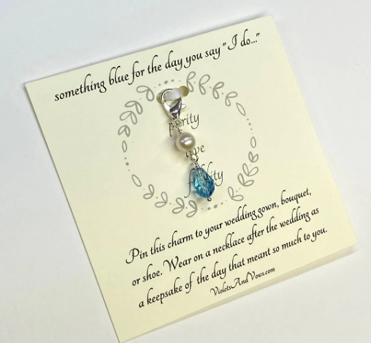 Bride Gift from Mom, Something Blue for Bride Daughter, Wedding Gift ...