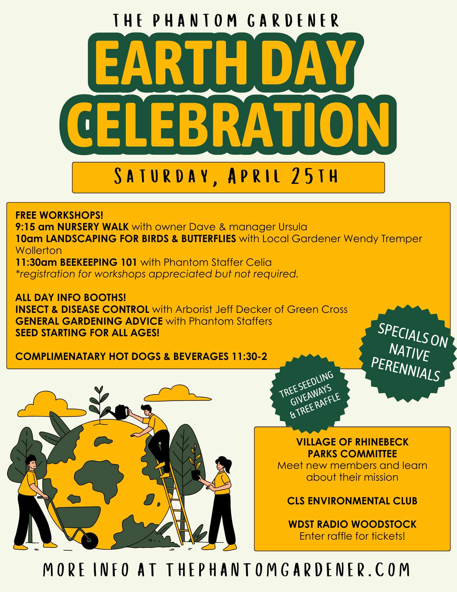 Celebrate Earth Day with the Parks Committee — Village of Rhinebeck