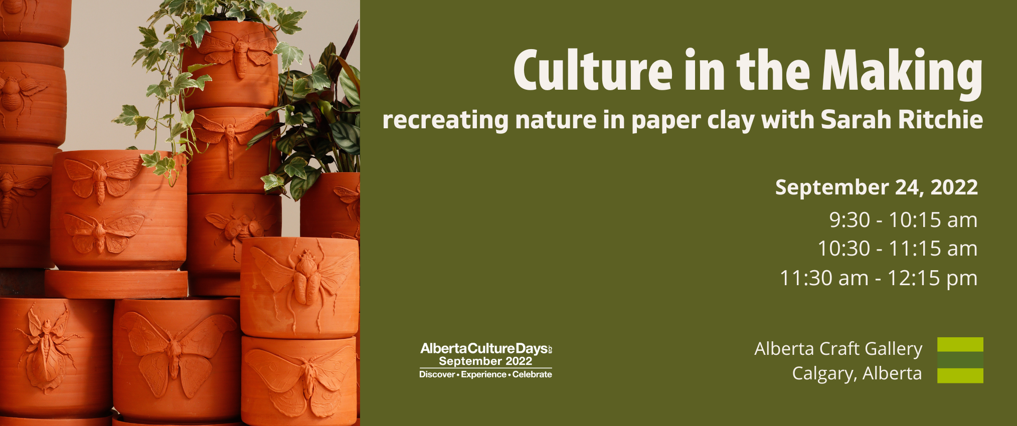 Culture in the Making – Recreating Nature with Paper Clay — Alberta ...