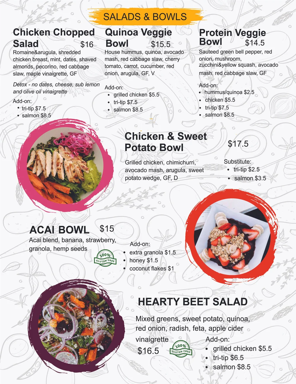 Menu — The Daily Harvest Cafe