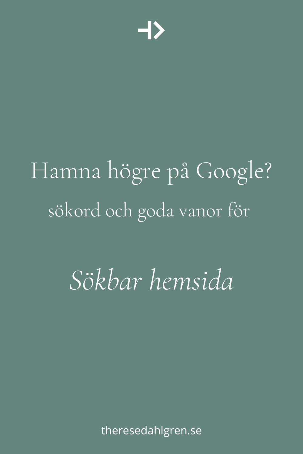 Hemsida företag | Therese Dahlgren, expert på Squarespace