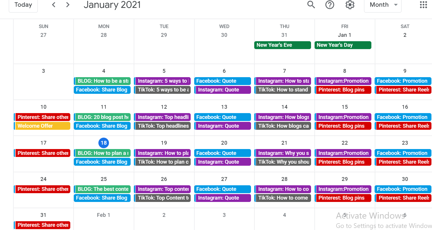 How to plan a months worth of content in minutes — Fás X Fís