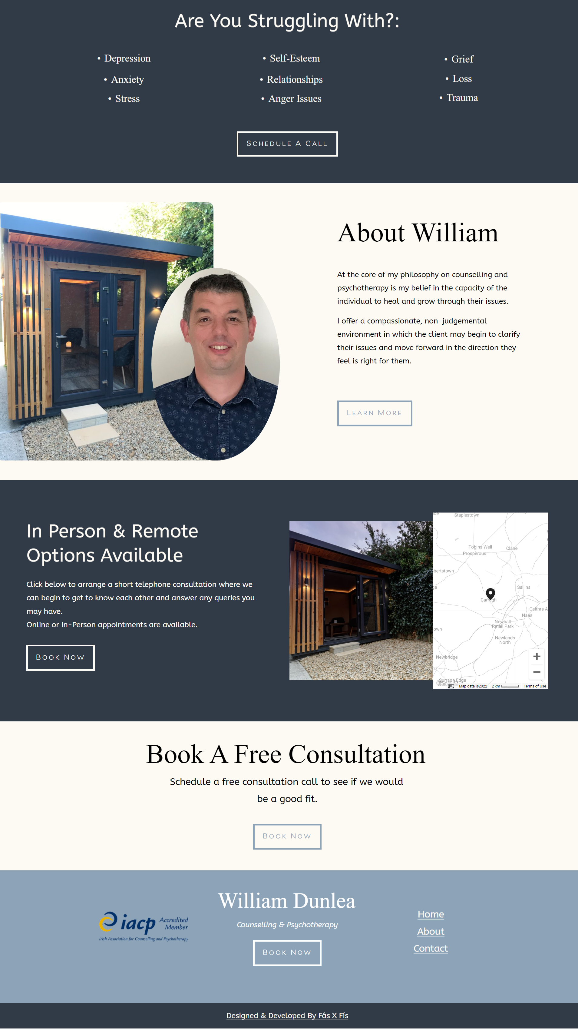 William Dunlea - Counselling & Psychotherapy — Eire Web Design