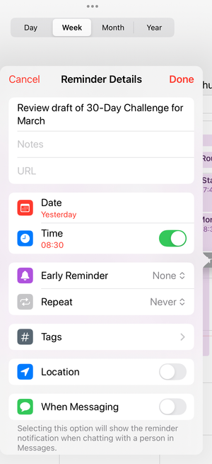 Tech Tip — Better Together: Apple Reminders and Apple Calendar ...