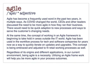 Leadership Word of the Week: Agile — Effective Retail Leader