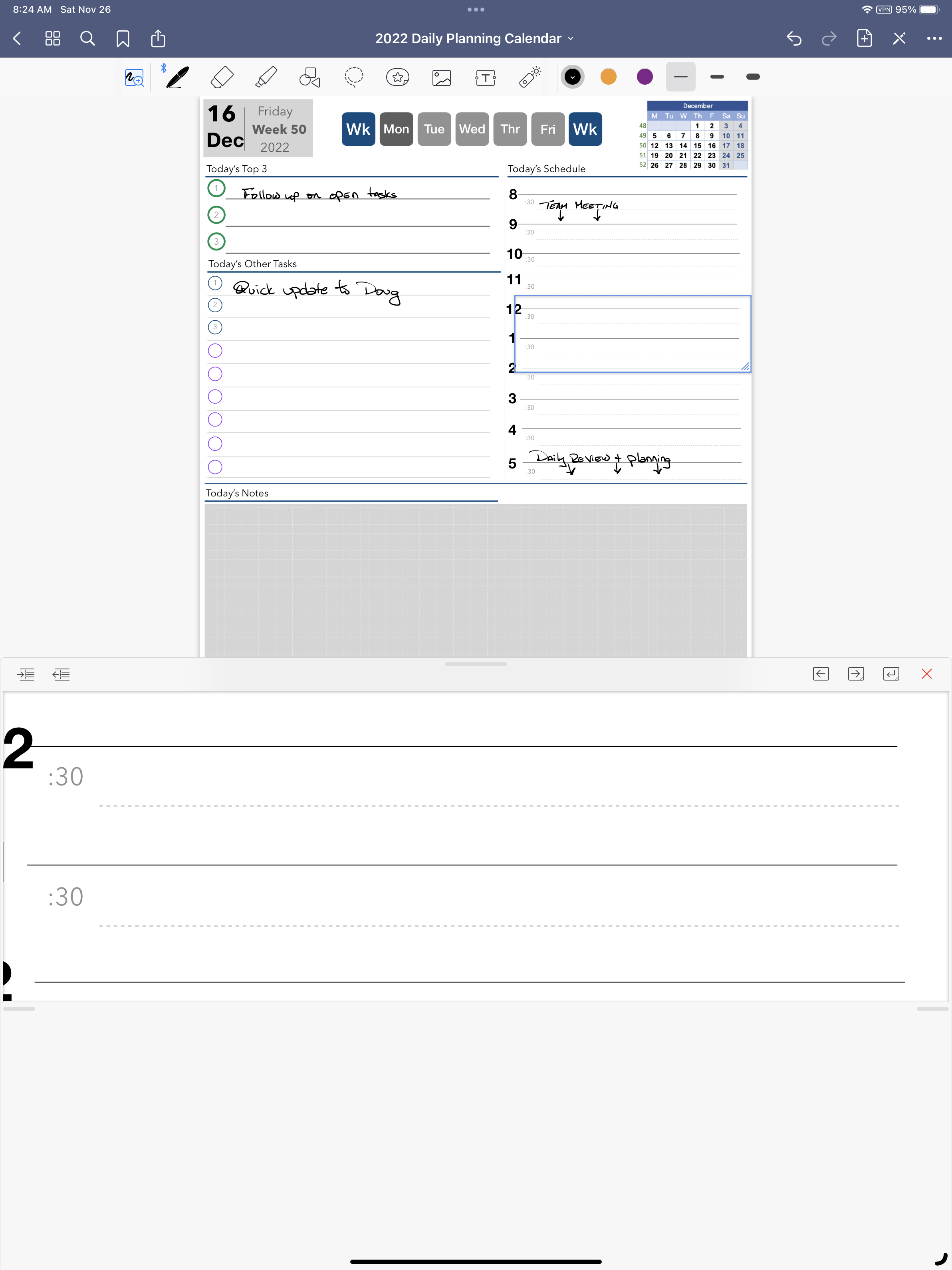 December Tech Tip – Using Good Notes for Daily Planning and as a ...