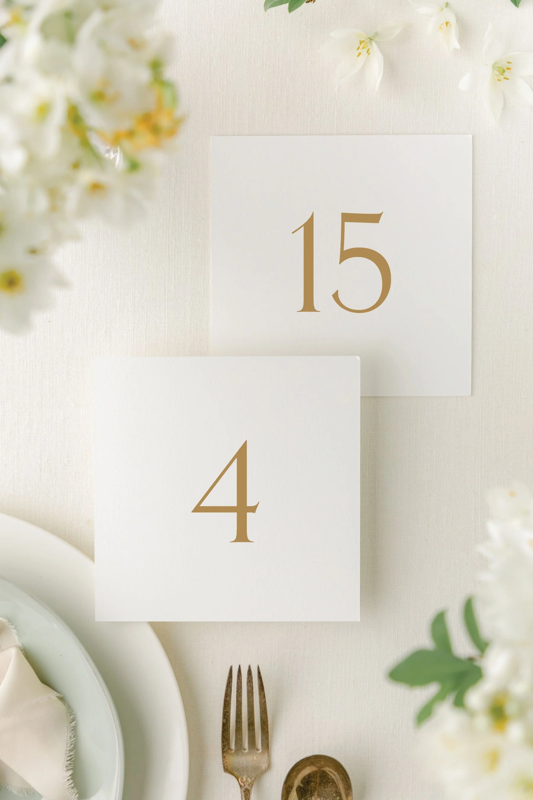 Victoria | Wedding Table Numbers — Betty Lu Paperie