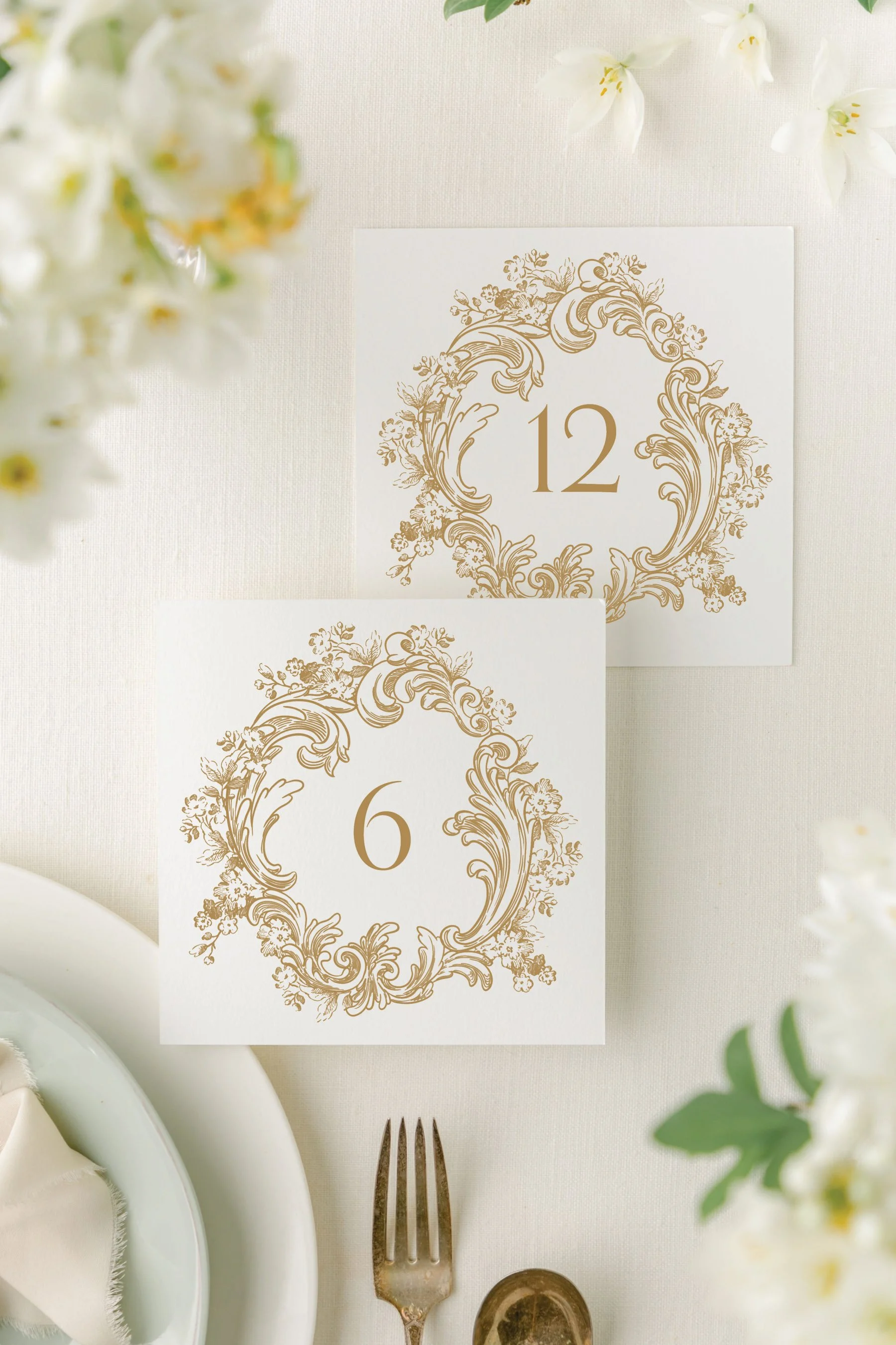 Tavi | Wedding Table Numbers — Betty Lu Paperie