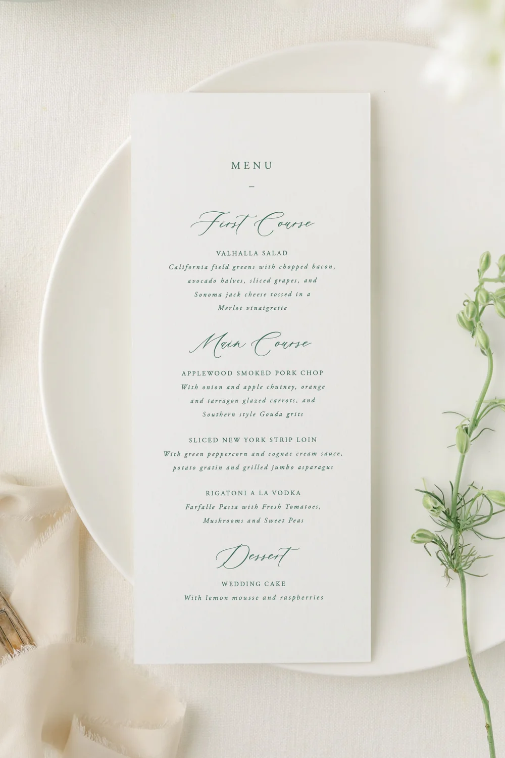 Banquet Menu Design
