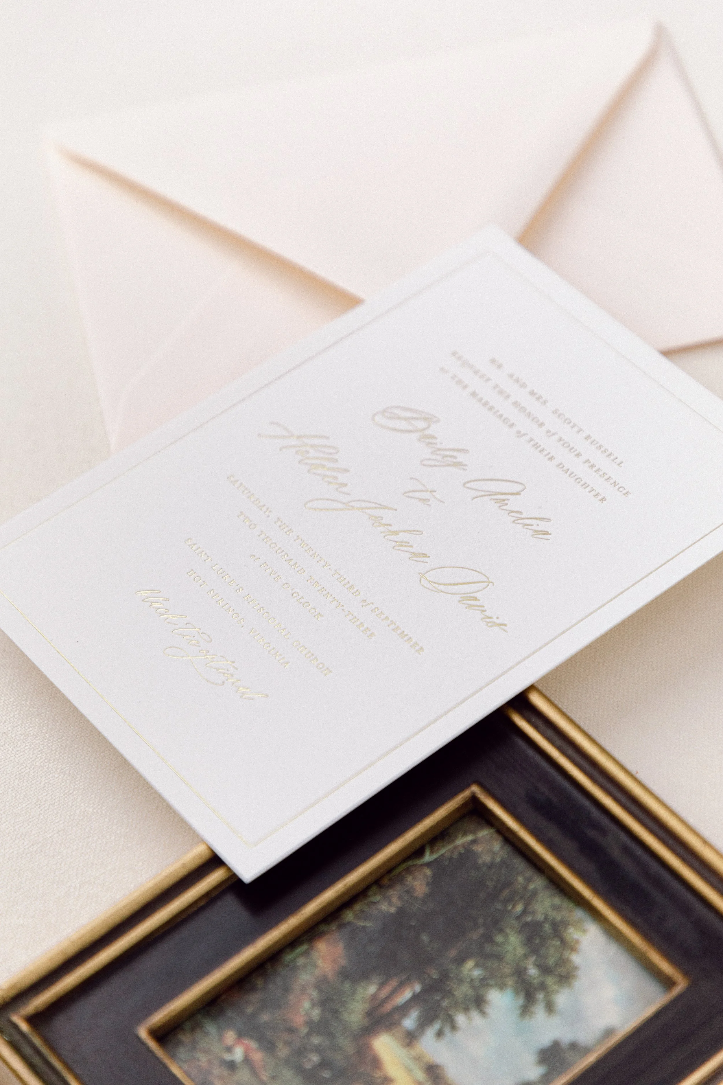 Sophia | Wedding Invitation with RSVP Set — Betty Lu Paperie