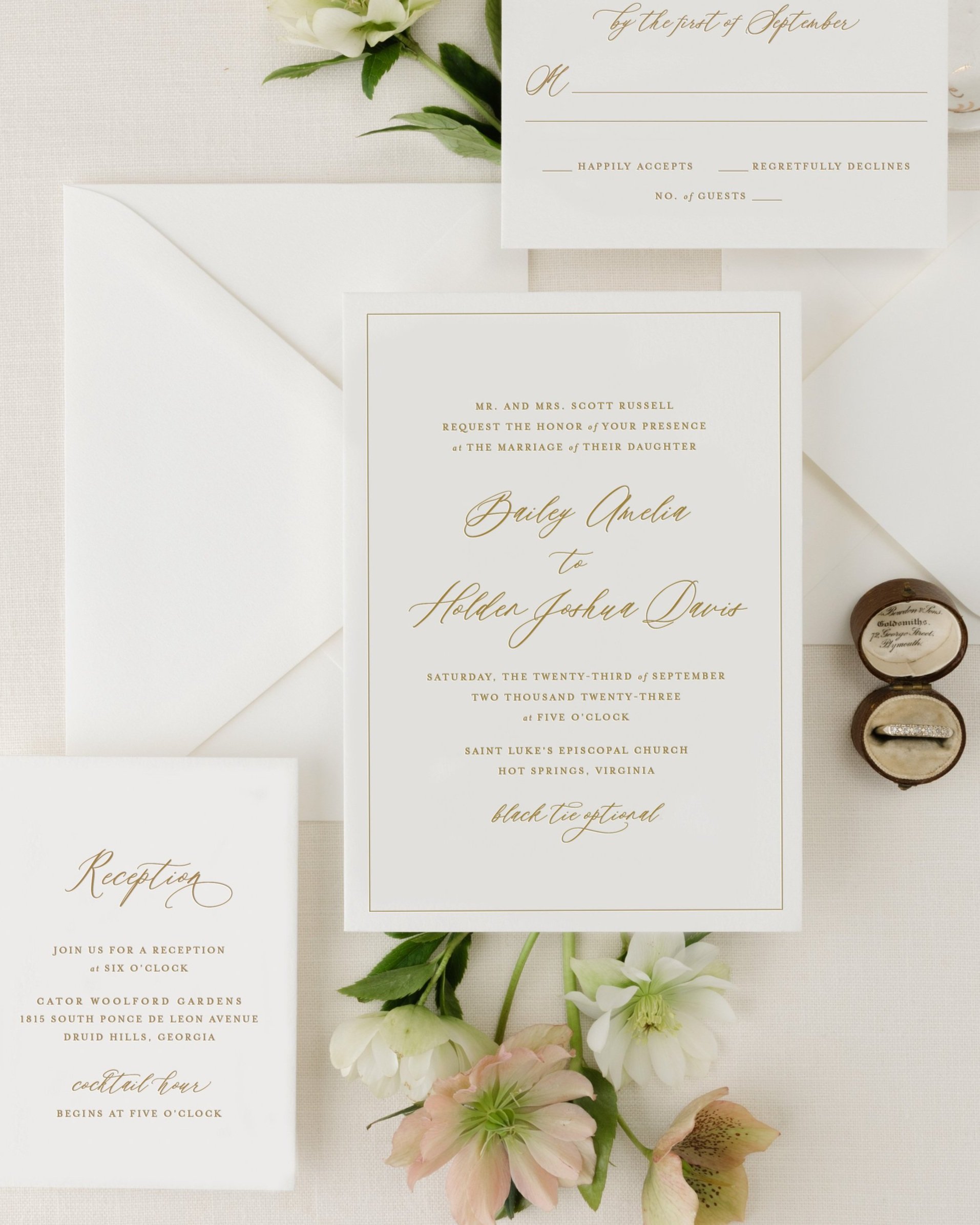 Letterpress Wedding Invitation Collections — Betty Lu Paperie
