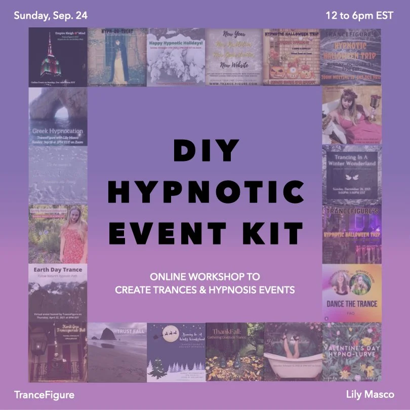 TranceFigure with Lily Masco - DIY Hypnotic Event Kit — TranceFigure