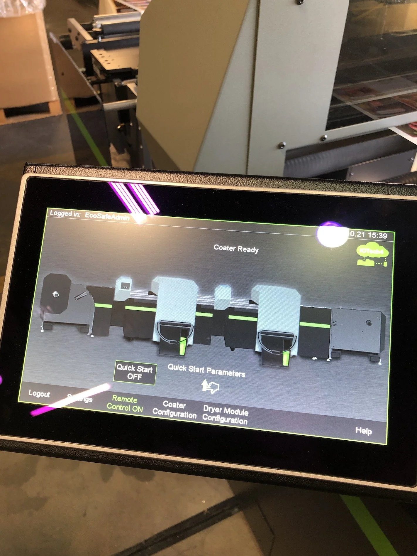 EcoSafe Barrier Coating Machine — LENNART GROUP B.V