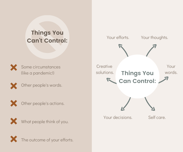 On What's In - and Out - of Your Control. — V & CO Coaching