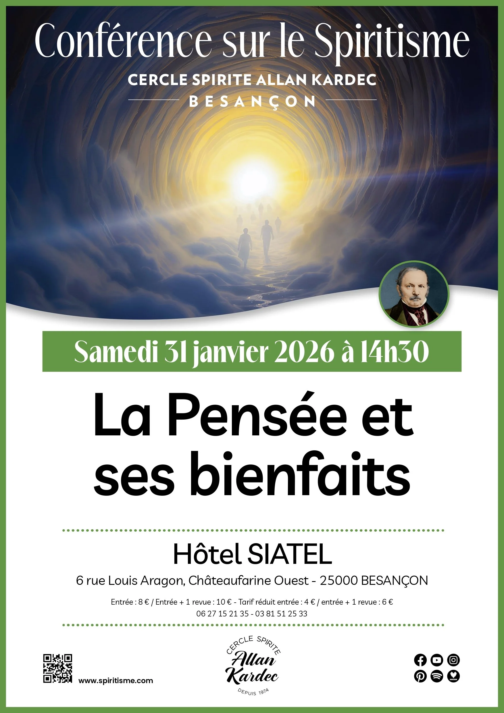 La Pensée et ses Bienfaits — Cercle Spirite Allan Kardec
