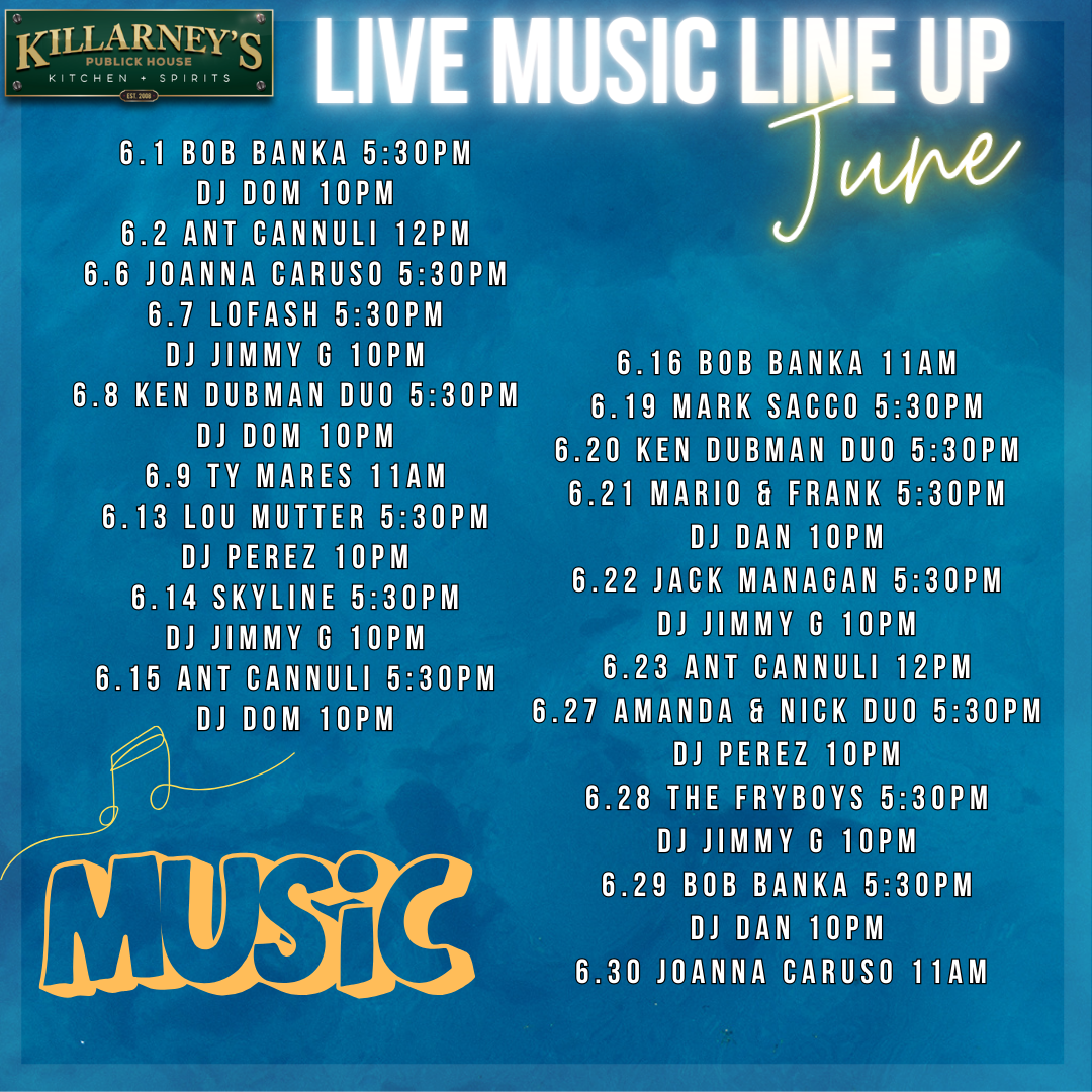 Events — Killarney's Publick House