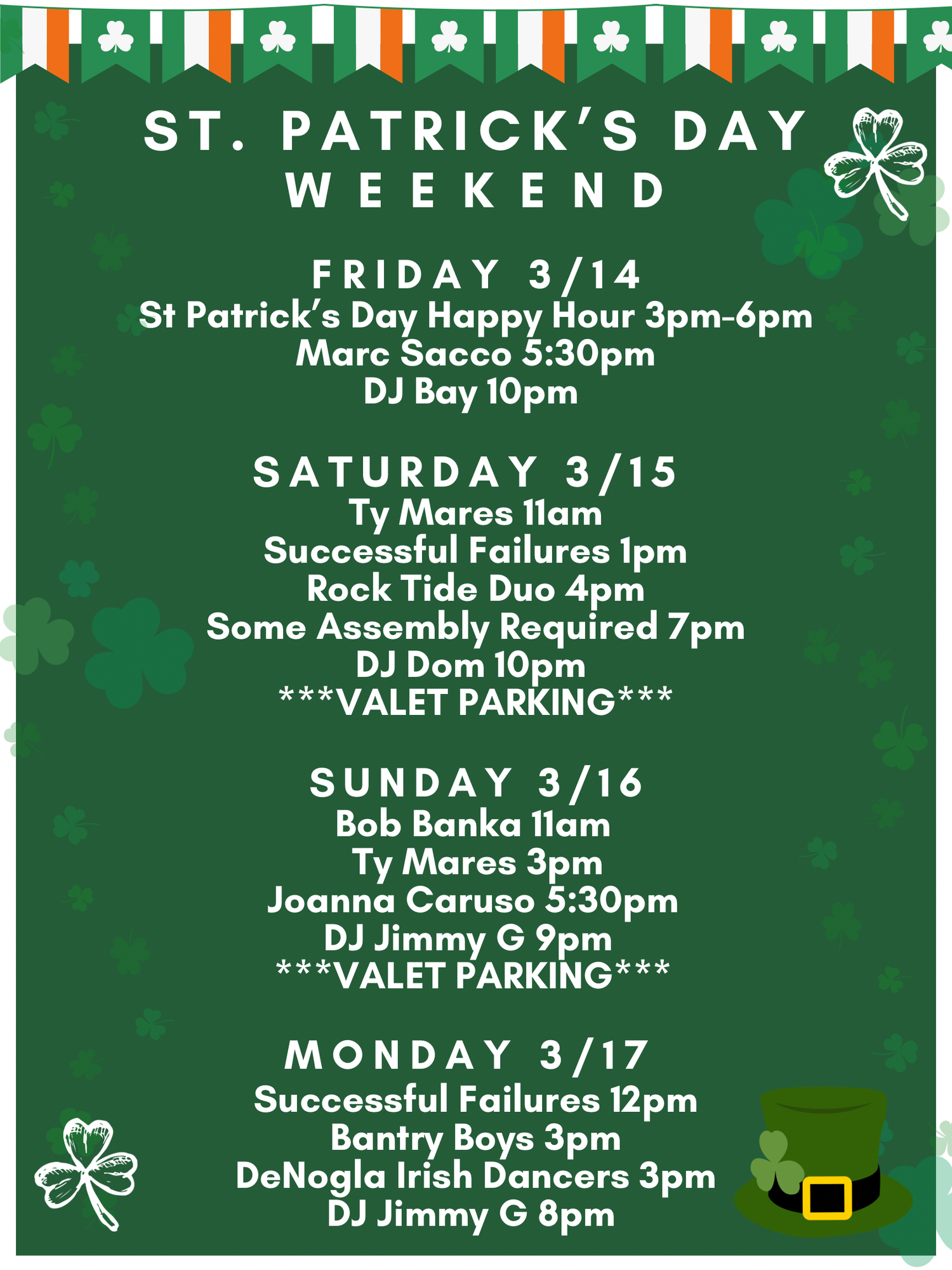 Events — Killarney's Publick House